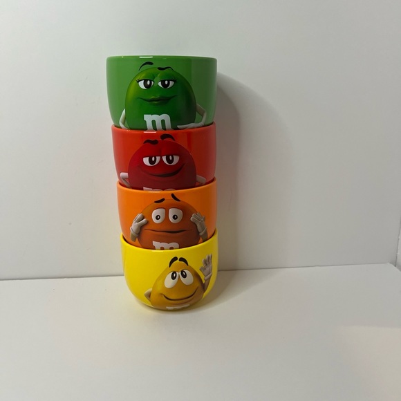 Other | Mms 223 Character Candy Dish Bowl Set Of 4 Frankford Red Green ...